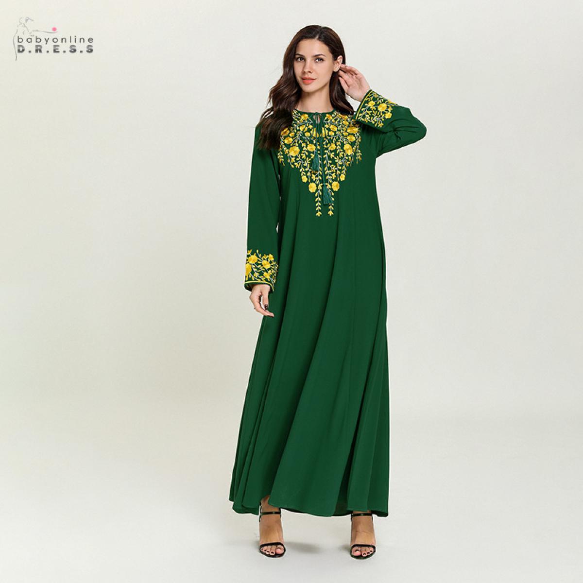 Middle East Aline Arabic Long Evening Dress Dubai Evening Gown Long